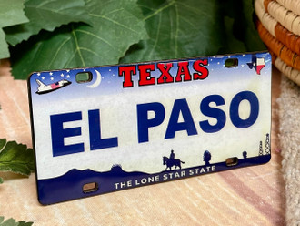 Classic El Paso Texas License Plate Magnet (167bc124)
