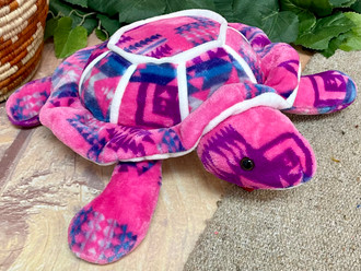 Southwest Plush Stuffed Turtle -Pink (94bc205)