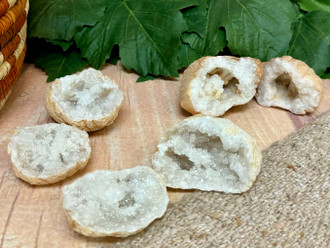 Assorted Natural Open Geode Pairs (189bc37)