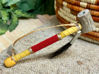 Native American Mini Antler Pipe -Navajo (3bc811)