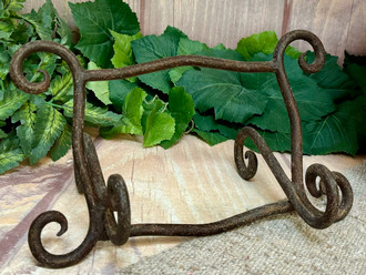 Rustic Western Cast Iron Easel (136bc66)