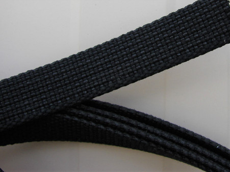 20mm flat bonnet lacing black - Old~Era Services