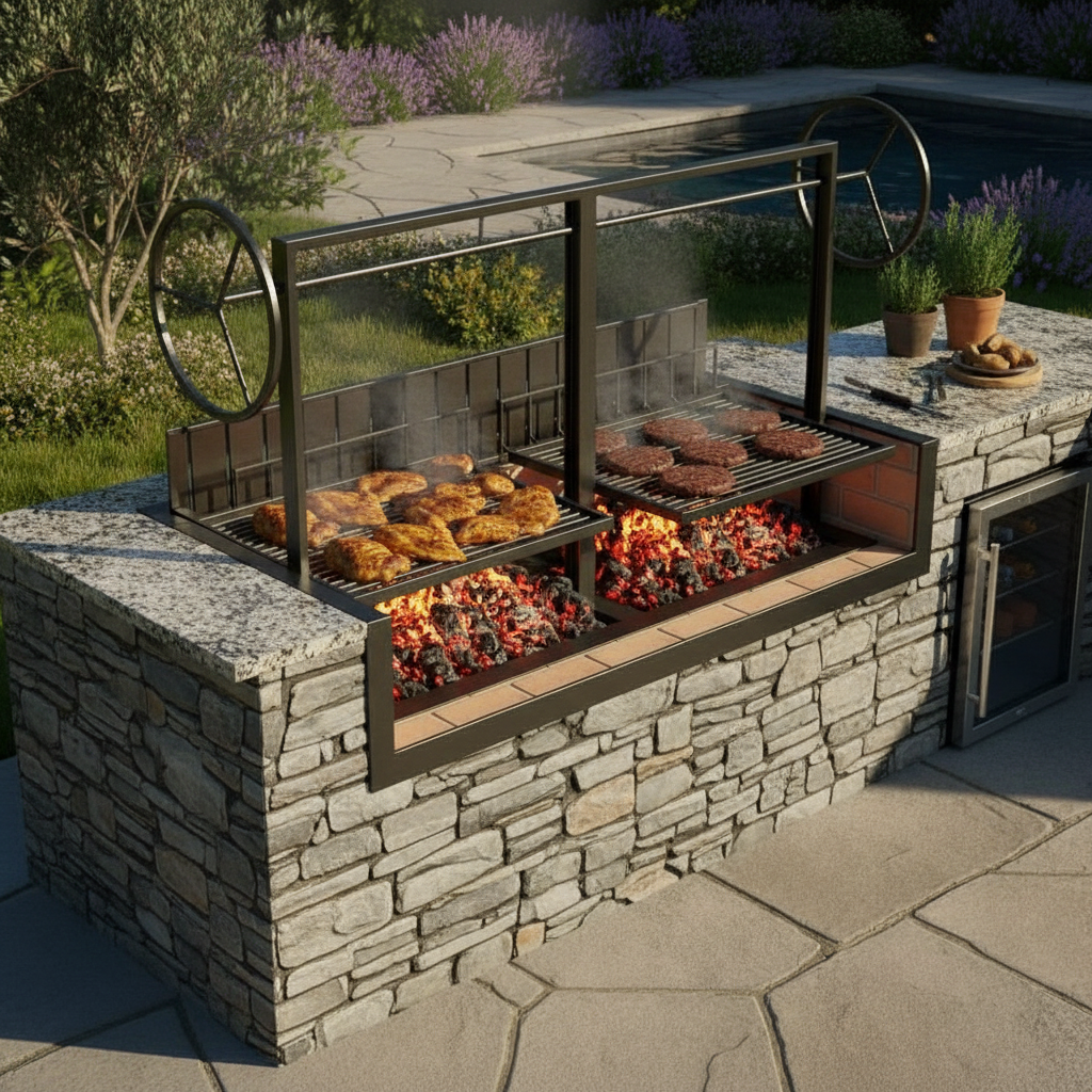 bbq grill fire box