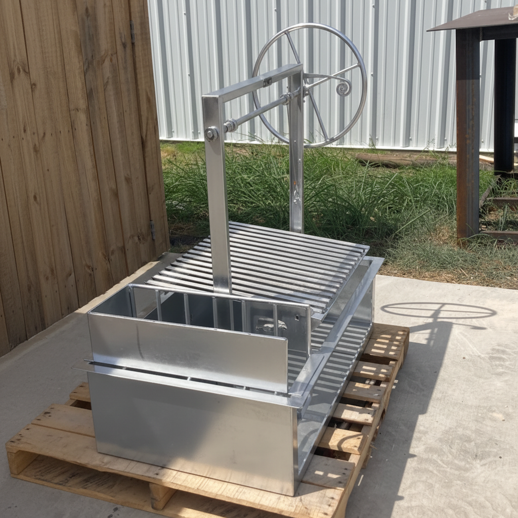 SS Counter Drop-In Grill w/ Side Brasero: Res/Comm, Base Unit # 4797