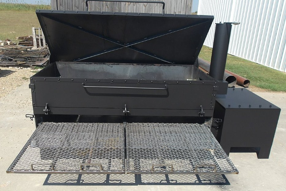 Commercial Offset Wood Smoker #4951 | Heavy-Duty Restaurant & Catering ...