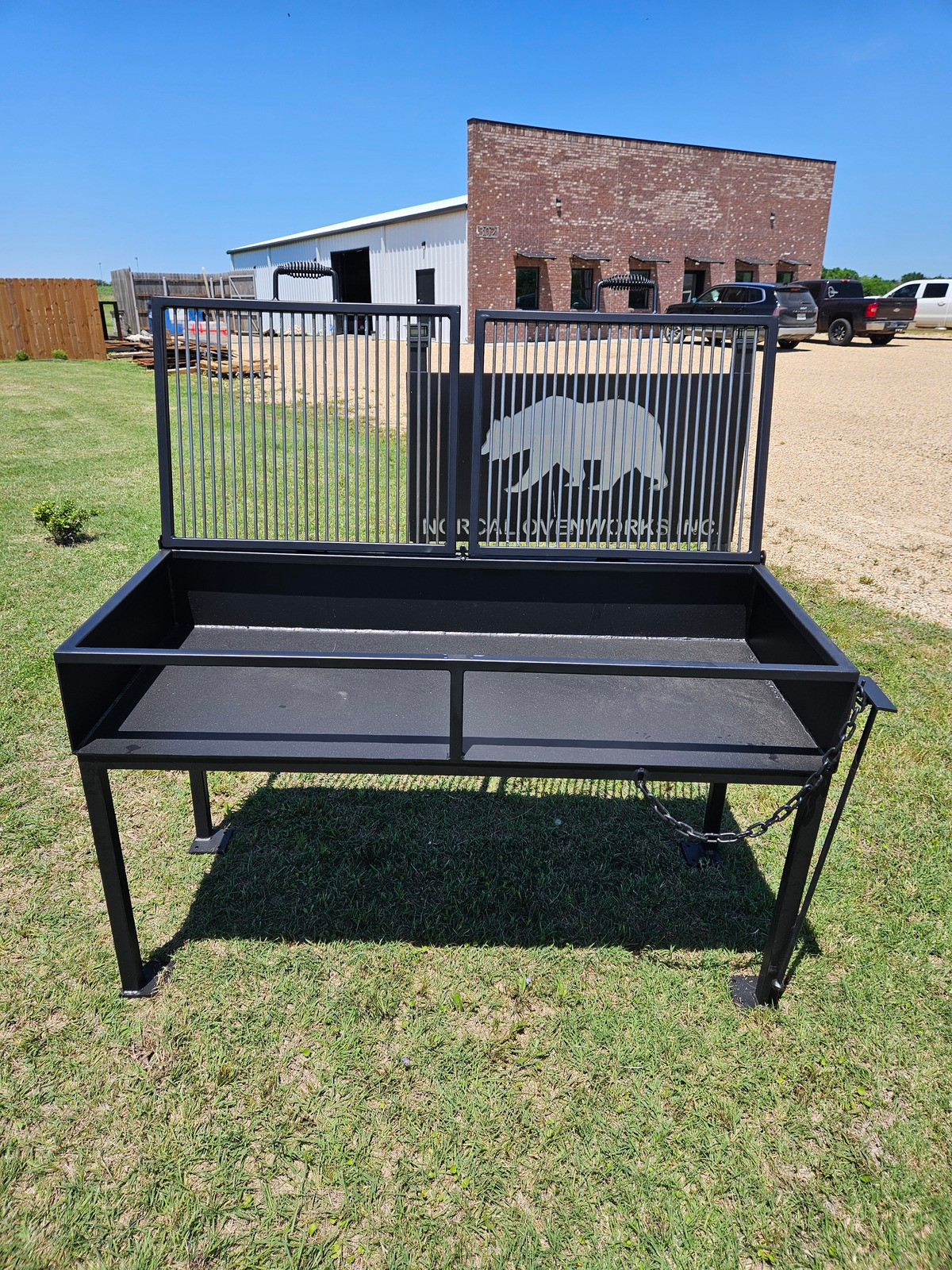 76520 Rust-Resistant Charcoal Grill Theft Prevention Features Included