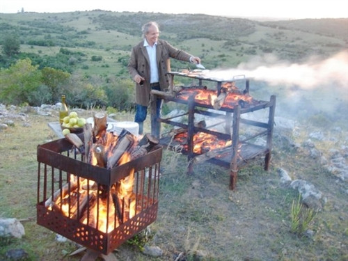 Asado Equipment, Campfire Grill, Backyard BBQ Grill, Primitive Grill
