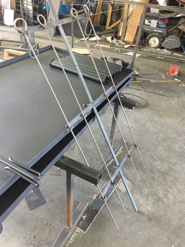 Asado Cross with Adjustable Base
