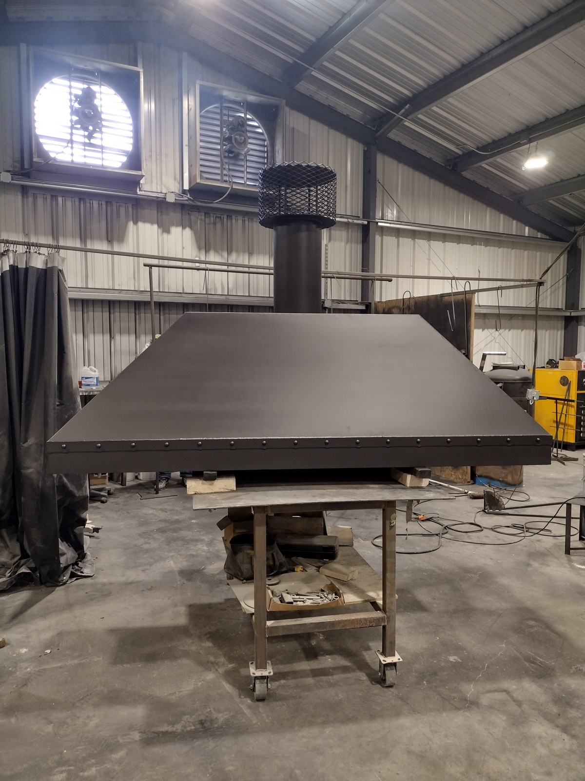 OUTDOOR HOODS AND DOORS FOR FIREPLACE GRILL AT BACI WINERY - NorCal ...