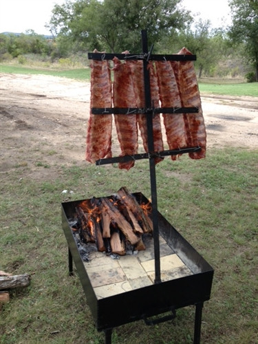 Portable Cross and Grill Pit