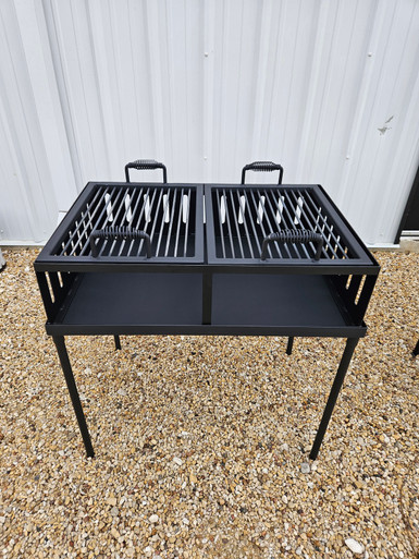 086b Armado Split: Mallmann's Portable Grill & Chapa