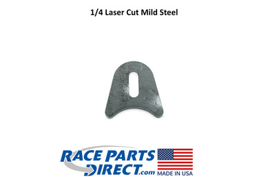 USA Laser Cut Weld On Shock Strut Mount Tab Round Bottom .25" Slot 1/4 ...