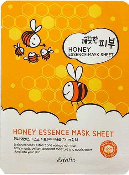 Esfolio Honey Essence Mask Sheet Pack of 10