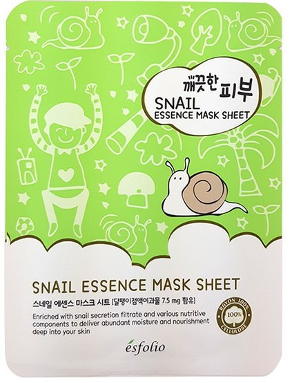 Esfolio Snail Essence Mask Sheet Pack of 10