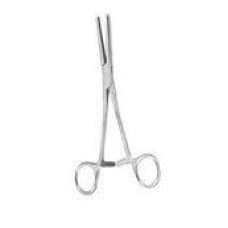 Hemostatic Forceps, Curved, Smooth Jaw, Ratcheted Lock, 6.25"