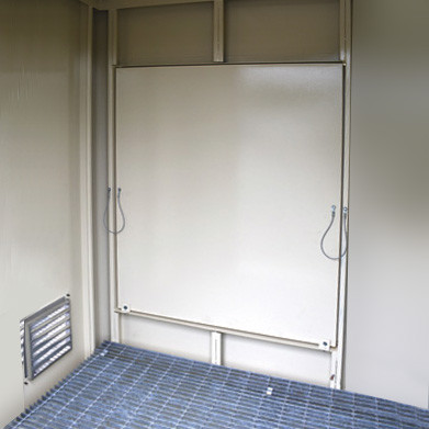 Outdoor Storage Locker, Non-Combustible, 16-Drum with Explosion Relief