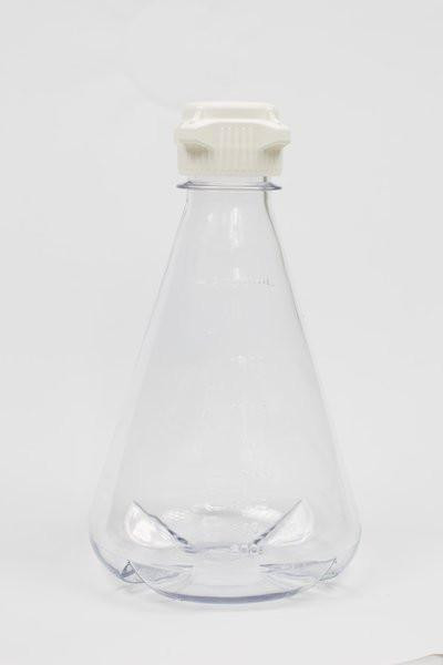 Erlenmeyer Flask, Baffled, PC, 2 Liter with 53B Cap Non-Sterile ...