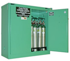 Oxygen Storage Cabinet, Self-Closing, Holds 21-24 FULL (D or E ...