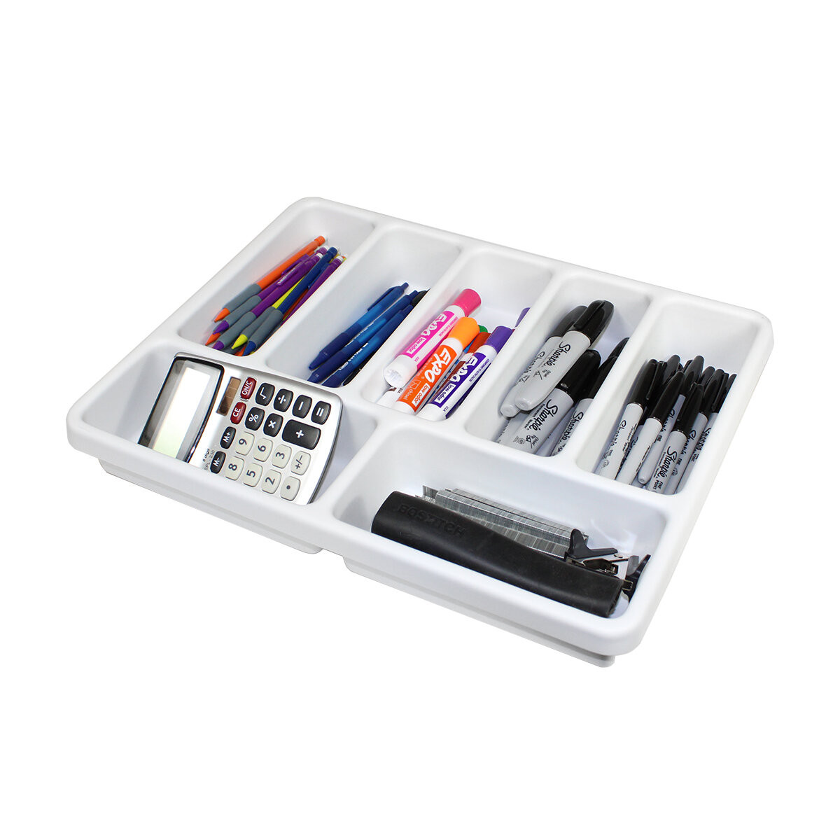 Large 7 Compartment Drawer Organizers