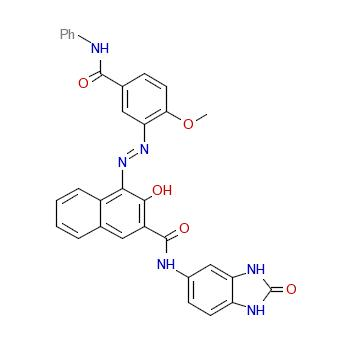 Pigment Red 176 (C32H24N6O5), 1 gram