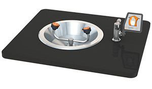 G1808 Ball Valve Recess Deck Mounted Eyewash