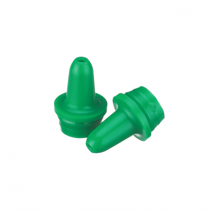 Wheaton® Extended Controlled Dropper Tip, 15mm, Green, case/100
