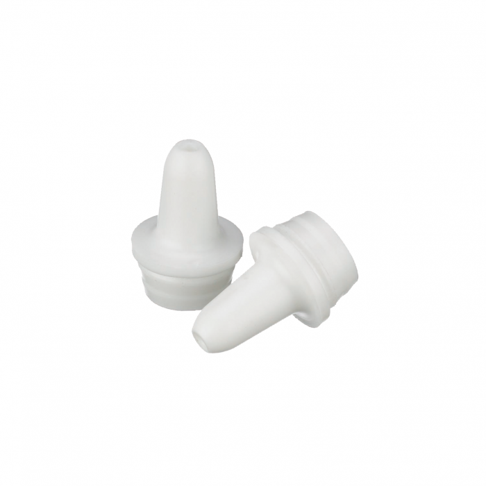 Wheaton® Extended Controlled Dropper Tip, 15mm, White, case/100