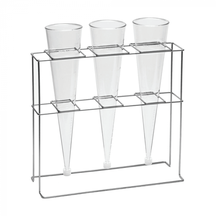 Wheaton® Imhoff Cone Racks, 4-Place Rack