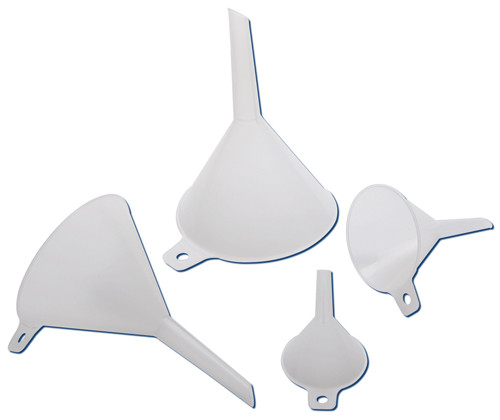 Dynalon 542365-02 Lab Funnel, Light Weight, HDPE, 30mm, 5mm OD, case/10