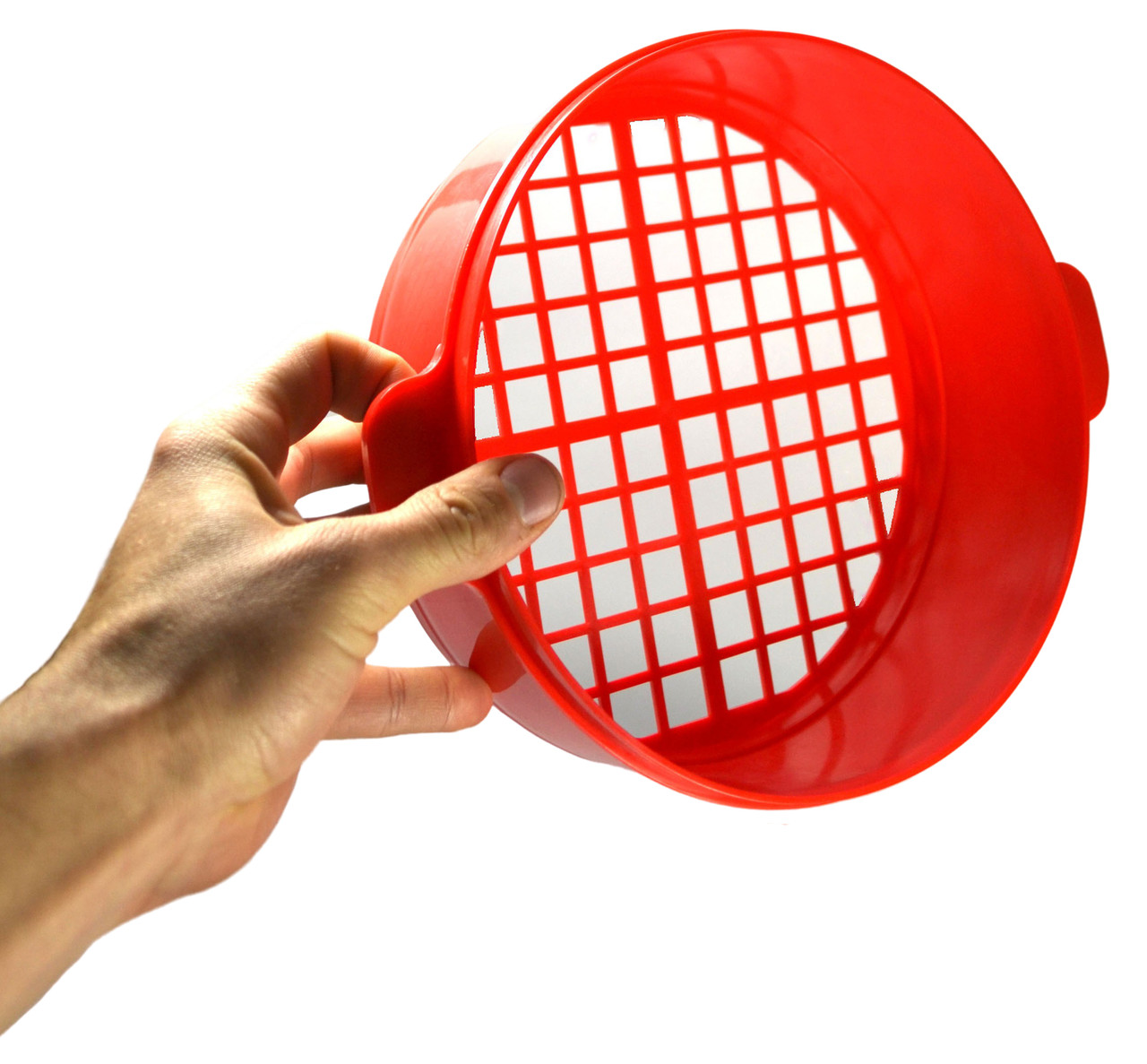 Plastic Geology Sieve and Sifter, 8", Stackable, Varying Hole Sizes ...