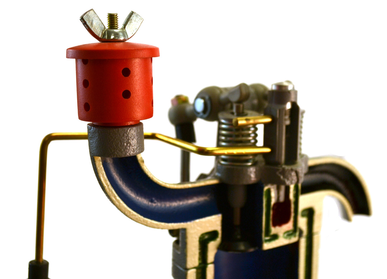 4 Stroke Diesel Hand Crank with Actuating Movable Parts to Demonstrate ...