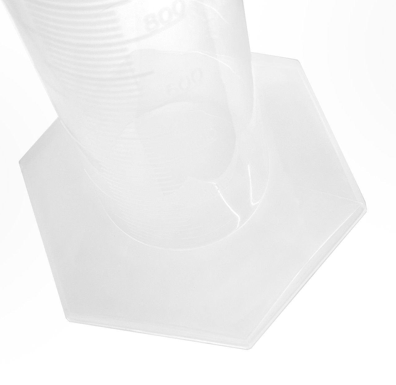 Measuring Cylinder, 2000mL, Class B, Hex Base, Polypropylene ...