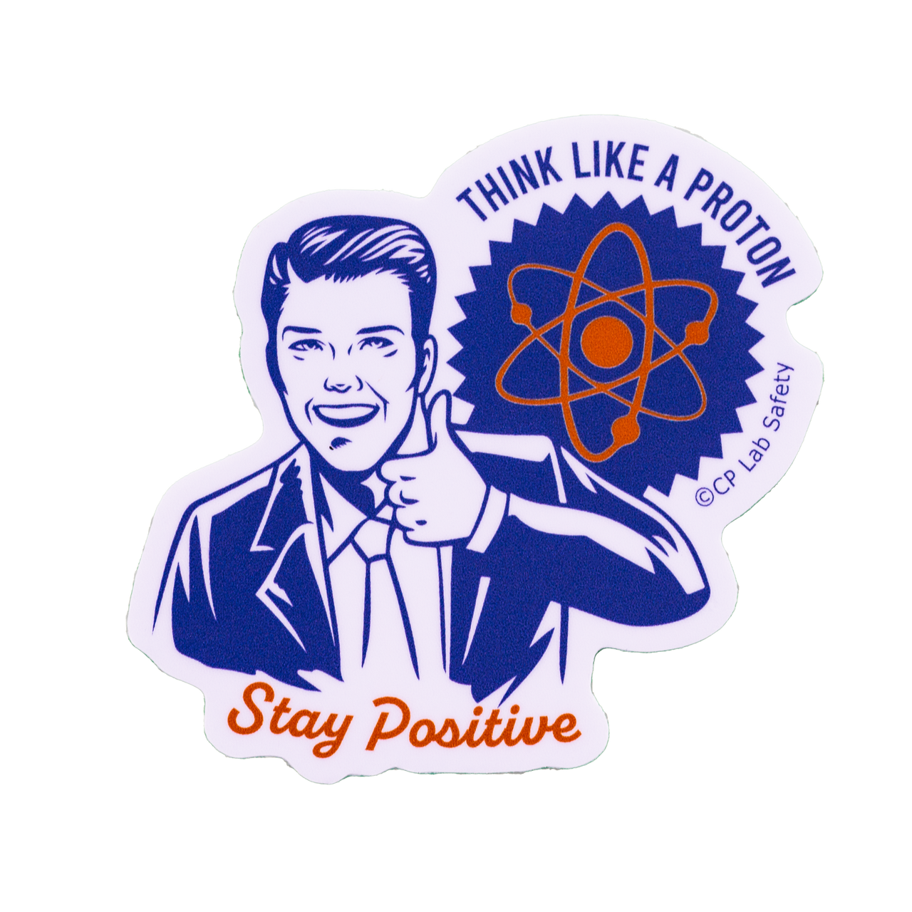 Funny Science Stickers, Vinyl, 3", Custom 5-Pack - CP Lab Safety