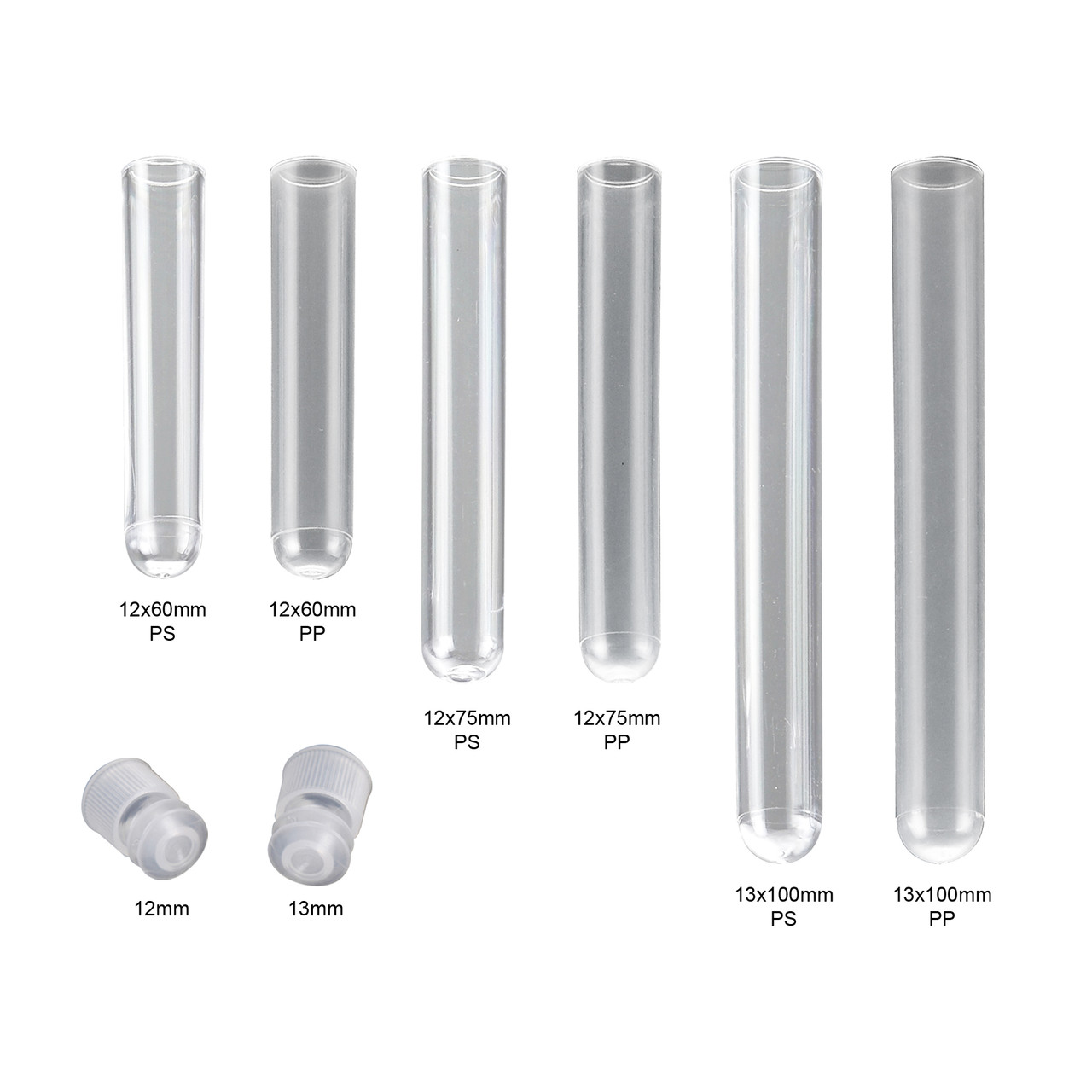 Test Tube Culture Tube 13x100mm 8 Ml PS Rimless No Cap Test Tube Culture Tube 13x100mm 8 Ml PS Rimless No Cap