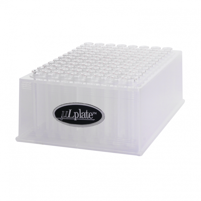 Wheaton® MicroLiter® Plates® Kit Glass Inserts Installed, 500 uL, Round