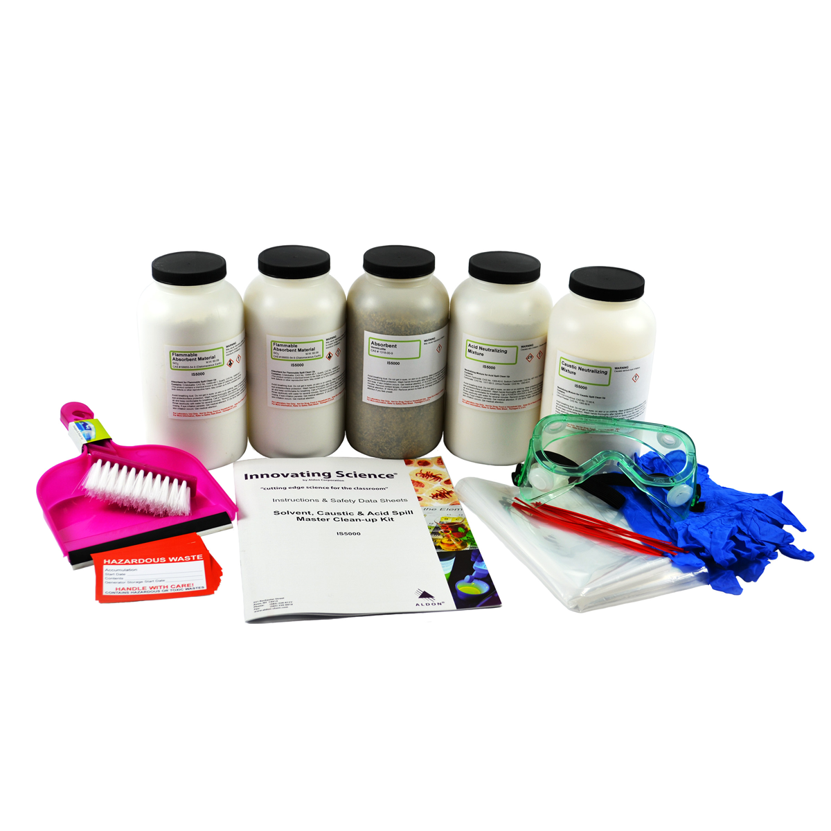Student Activity Kit, Safety, Acid,Caustic and Solvent Spill Kit