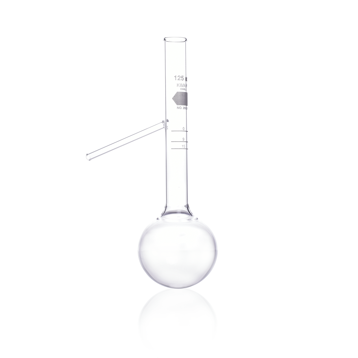 KIMBLE® KIMAX® Engler Distillation Flask, 125mL, case/24
