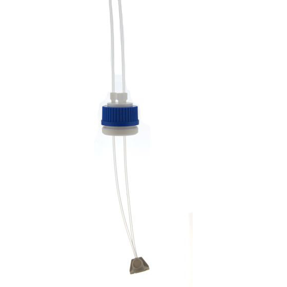 KIMBLE® Mobile Phase Cap Adapter, GL-45 to 38mm Solvent Bottles