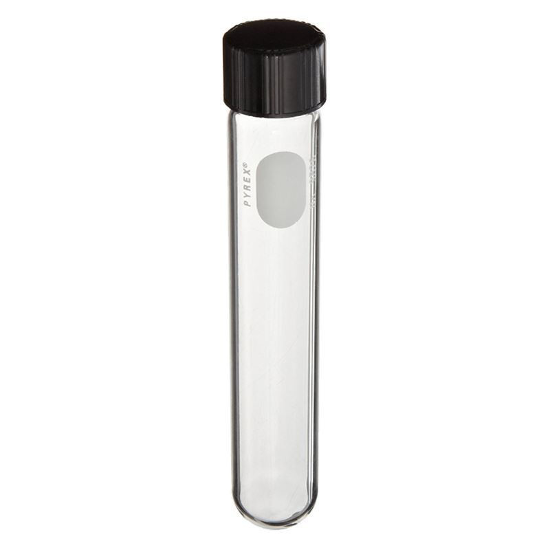 Pyrex® culture tubes, PTFE lined Cap, 16 x 100mm, case/288