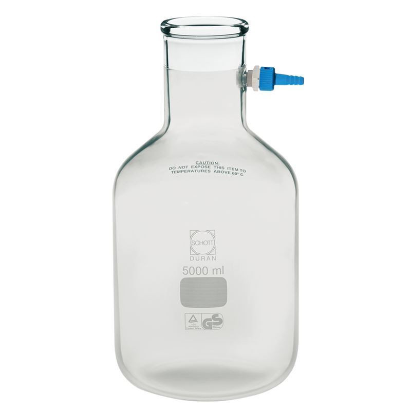 10L Duran Filtering Flask, Plastic Coated, each