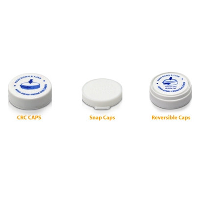 Amber Pharmacy Vials, Snap Caps, 8 dram, case/500 (minimum order req)
