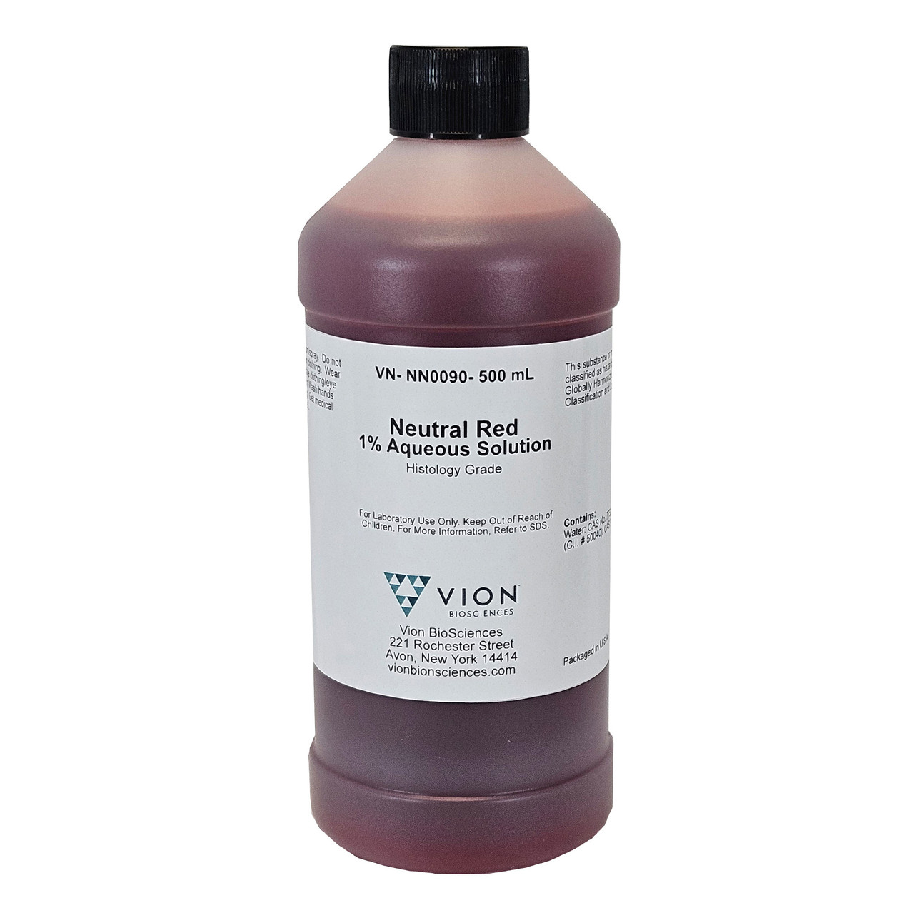Neutral Red, 1% Aqueous Solution, Histology Grade, 500mL