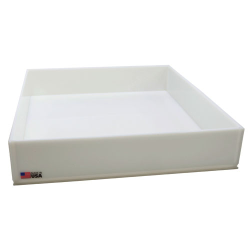 Rectangular Lab Tray, 21 Liter, HDPE, 16 x 20 x 4''