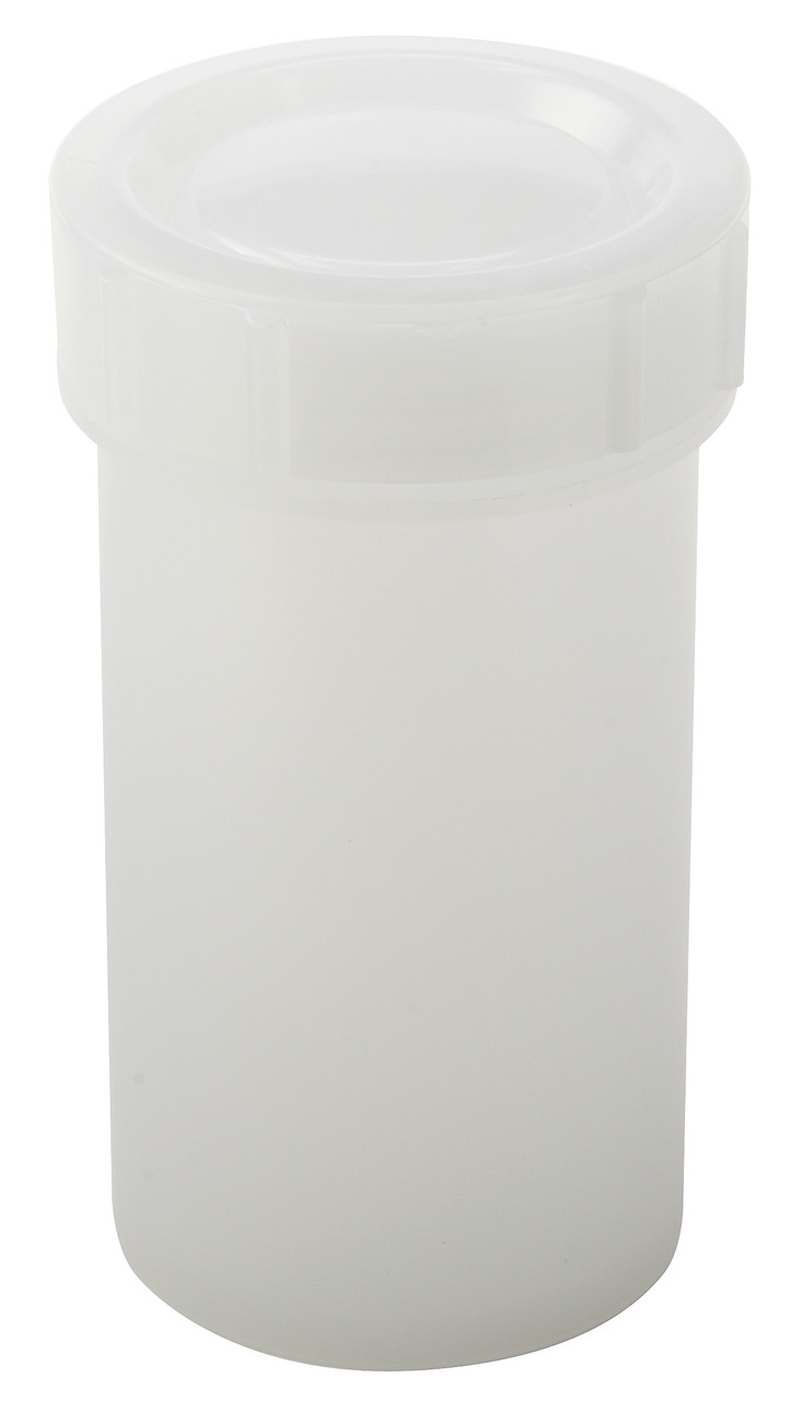 Lab Sample Storage Vials, High Strength HDPE, 180mL, pack/5