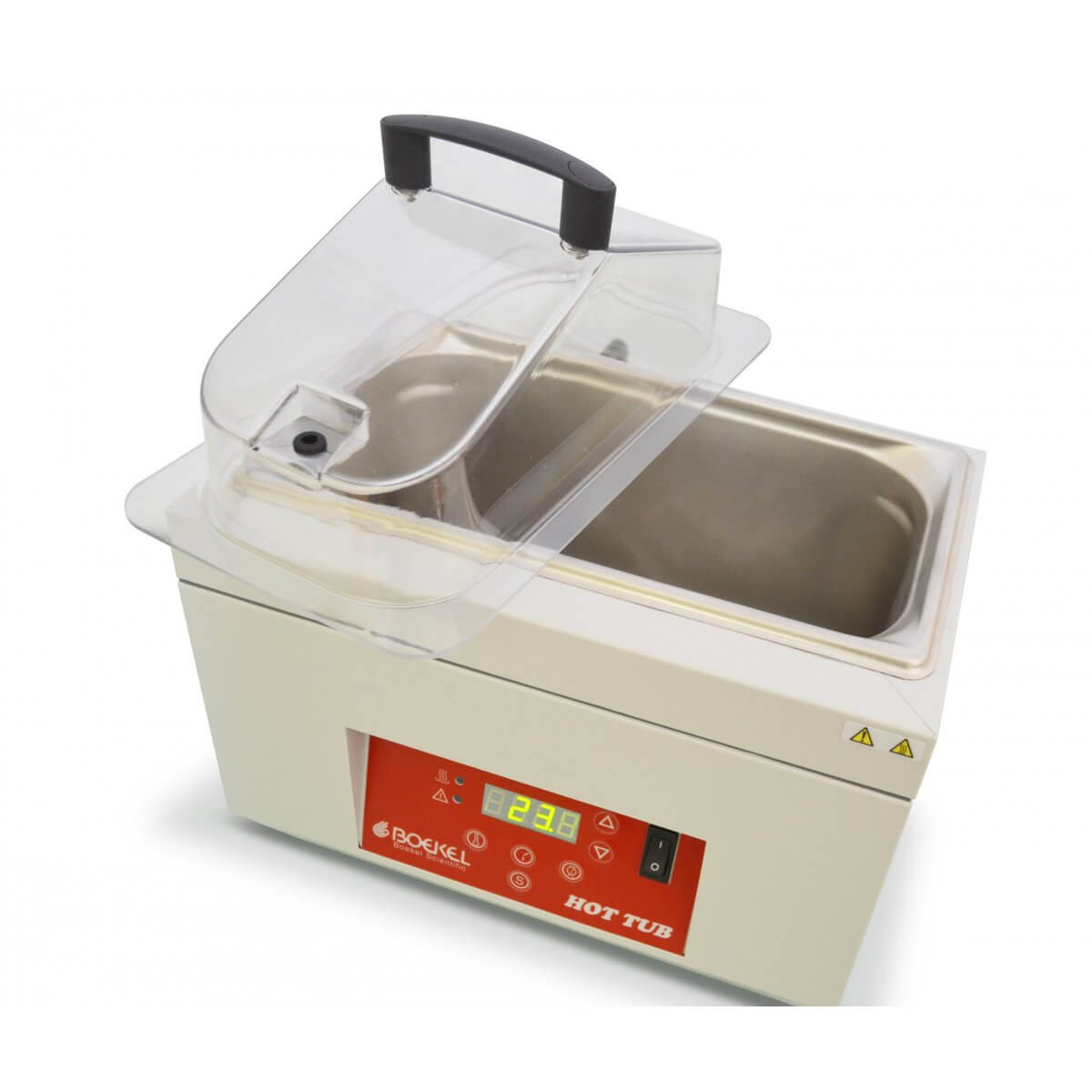 Small Water Bath, Boiling Ability, PC Lid, 6 Liter