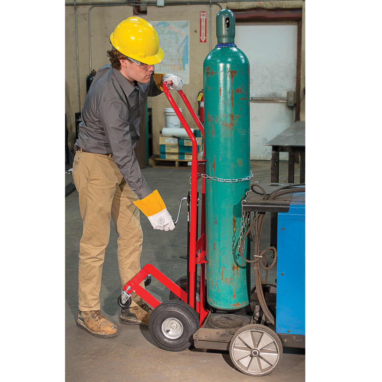 Lift-and-Load Single Cylinder Hand Truck