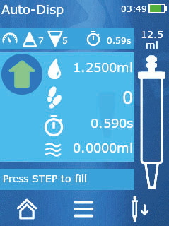 HandyStep Touch S Repetitive Pipette, DE-M Auto Pipettor with Touch Screen