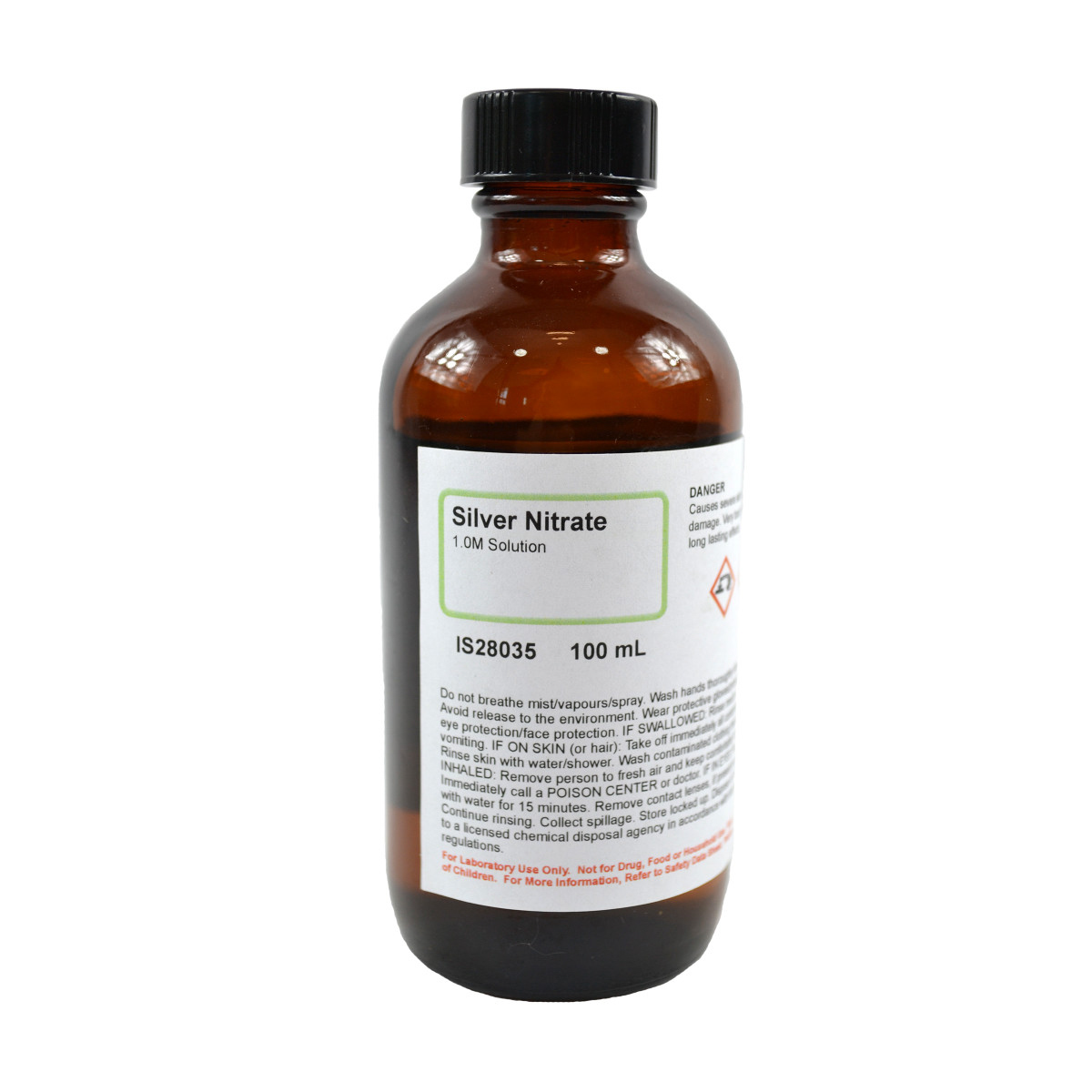 Silver Nitrate Solution, 1.0M, 100mL