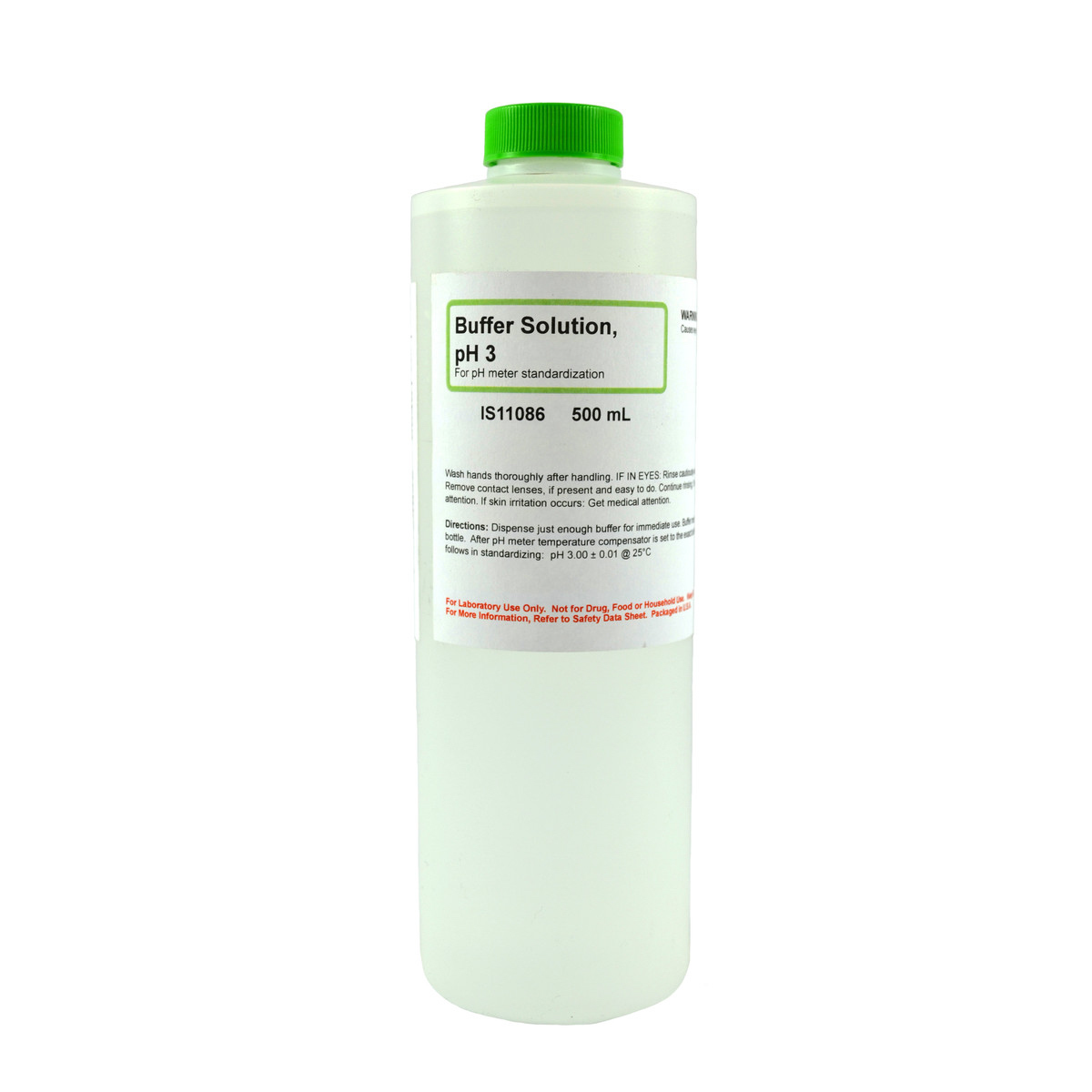 Standard Buffer Solution, pH 4.00 Red, 500mL