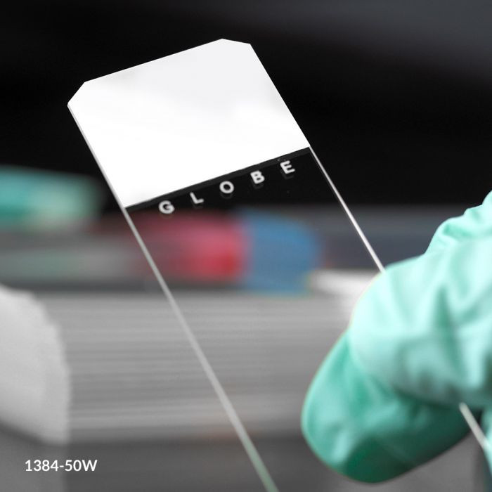 Glass Microscope Slides, Diamond White, 25 x 75mm, Beveled, Clipped ...